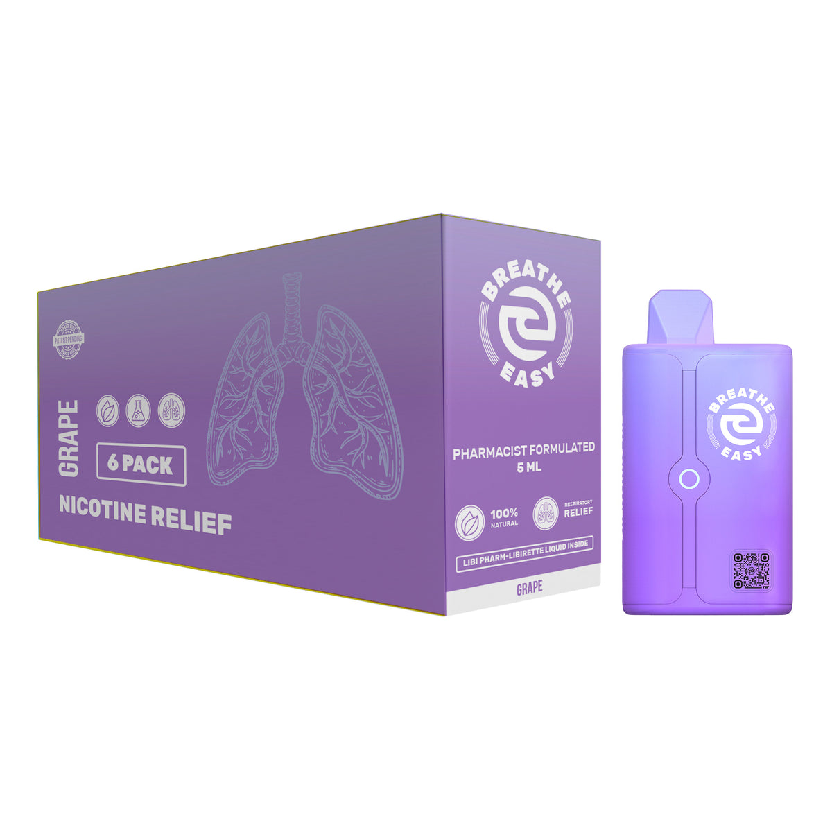 Nicotine Relief - Grape – Breathe Easy